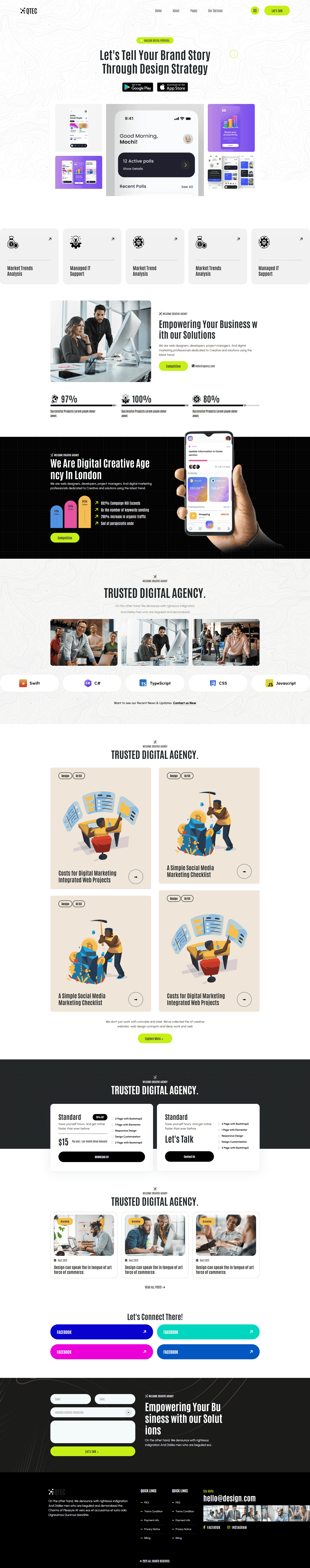 QtechAi. - Agency Startup HTML Multipage Landing Page Template